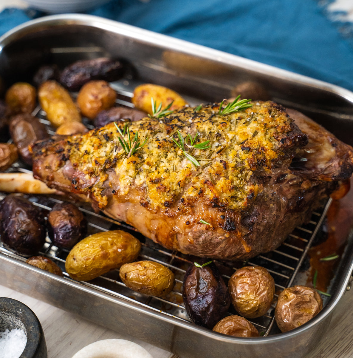 how to cook leg of lamb with mint jelly